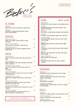 Belluci's, Griffith, ACT - GrubFinder