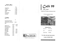 Cafe 99 The Food, North Adelaide, SA - GrubFinder