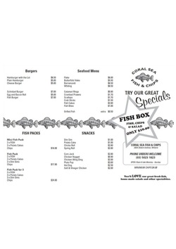 Coral Sea Fish & Chips, Mildura, VIC - GrubFinder
