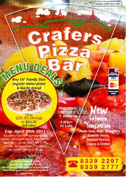 Crafers Pizza Bar, Stirling, SA - GrubFinder