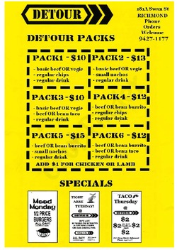 Detour, Richmond, VIC - GrubFinder