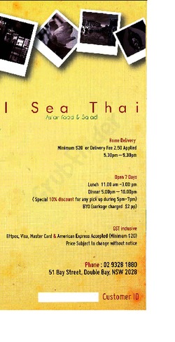 I Sea Thai, Double Bay, NSW - GrubFinder