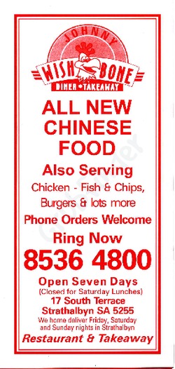 Johnny Wishbone Diner & Takeaway - GrubFinder