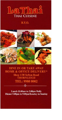 La Thai - GrubFinder