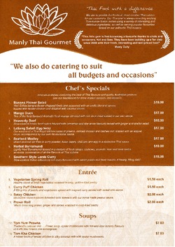 Manly Thai Gourmet, Manly, NSW - GrubFinder