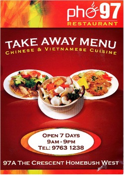 Pho 97 Restaurant, Homebush West, NSW - GrubFinder