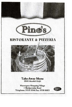 Pino's Ristorante & Pizzeria, Worongary, QLD - GrubFinder