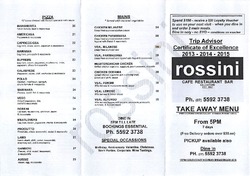 Rossini Cafe Restaurant, Broadbeach, QLD - GrubFinder