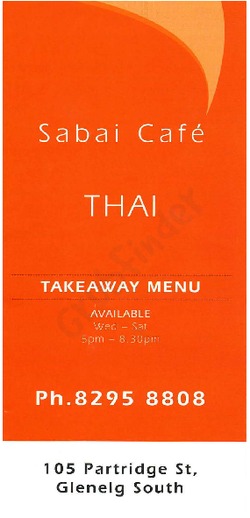 Sabai Cafe, Glenelg South, SA - GrubFinder
