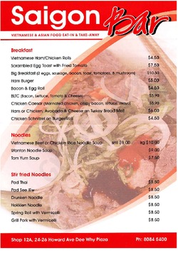 Saigon Bar - GrubFinder