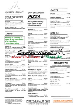 Spakka-Napoli, Neutral Bay, NSW - GrubFinder