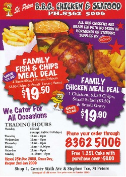 St Peters BBQ Chickens, Saint Peters, SA - GrubFinder