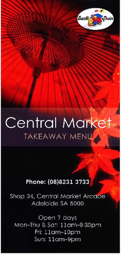 Sushi Train - Central Market, Adelaide, SA - GrubFinder