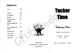 Tucker Time, Port Wakefield, SA - GrubFinder