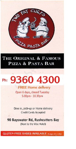 Two Fat Chefs, Rushcutters Bay, NSW - GrubFinder