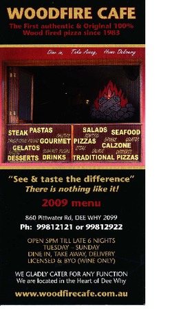 Woodfire Cafe, Dee Why, NSW - GrubFinder