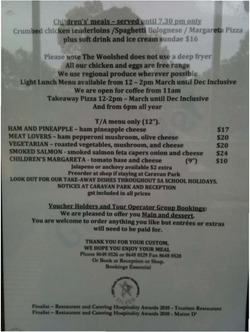 The Woolshed Restaurant, Hawker, SA - GrubFinder