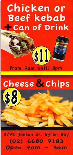 AbraKebabra, Byron Bay, NSW - GrubFinder