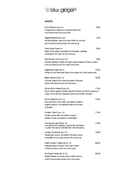 Blu Ginger Indian Restaurant, Canberra, ACT - GrubFinder