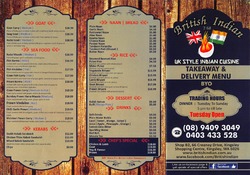 British Indian 2Go, Kingsley, WA - GrubFinder