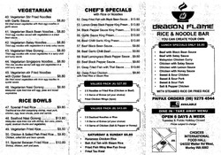Dragon Flame Rice and Noodle Bar, Morley, WA - GrubFinder