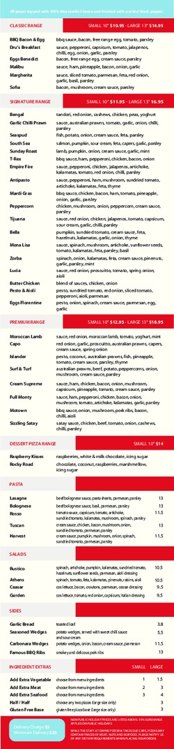 Empire Pizzeria Como, Como, WA - GrubFinder