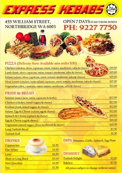 Express Kebabs, Northbridge, WA - GrubFinder