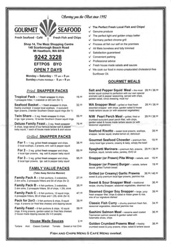 Gourmet Seafood, Mount Hawthorn, WA - GrubFinder