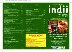 Indii of Clare - GrubFinder