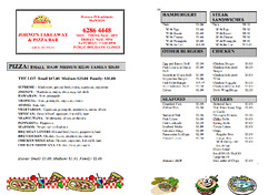 Johno's Takeaway & Pizza Bar, Mawson, ACT - GrubFinder