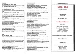 Parade Thai Restaurant, Norwood, SA - GrubFinder