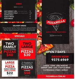 Pizzarella, Morley, WA - GrubFinder