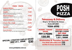 Posh Pizza Quinns, Quinns Rocks, WA - GrubFinder