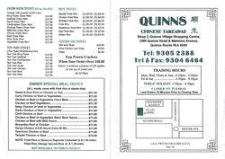 Quinns Chinese Takeaway, Quinns Rocks, WA - GrubFinder