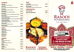 Rasooi The Traditional Kitchen, Prospect, SA - GrubFinder