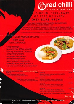 Red Chilli Asian Food Bar, Elizabeth, SA - GrubFinder