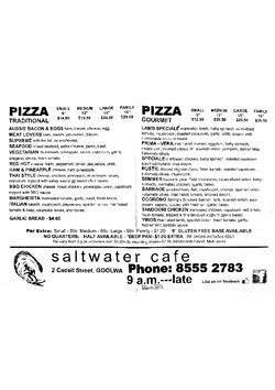 Saltwater Cafe Goolwa, Goolwa, SA - GrubFinder