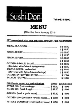Sushi Don, Morley, WA - GrubFinder