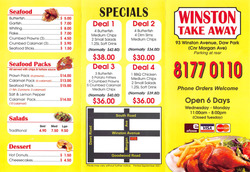 Winston Take Away, Daw Park, SA - GrubFinder