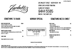 Zambelli's Pizza, North Perth, WA - GrubFinder